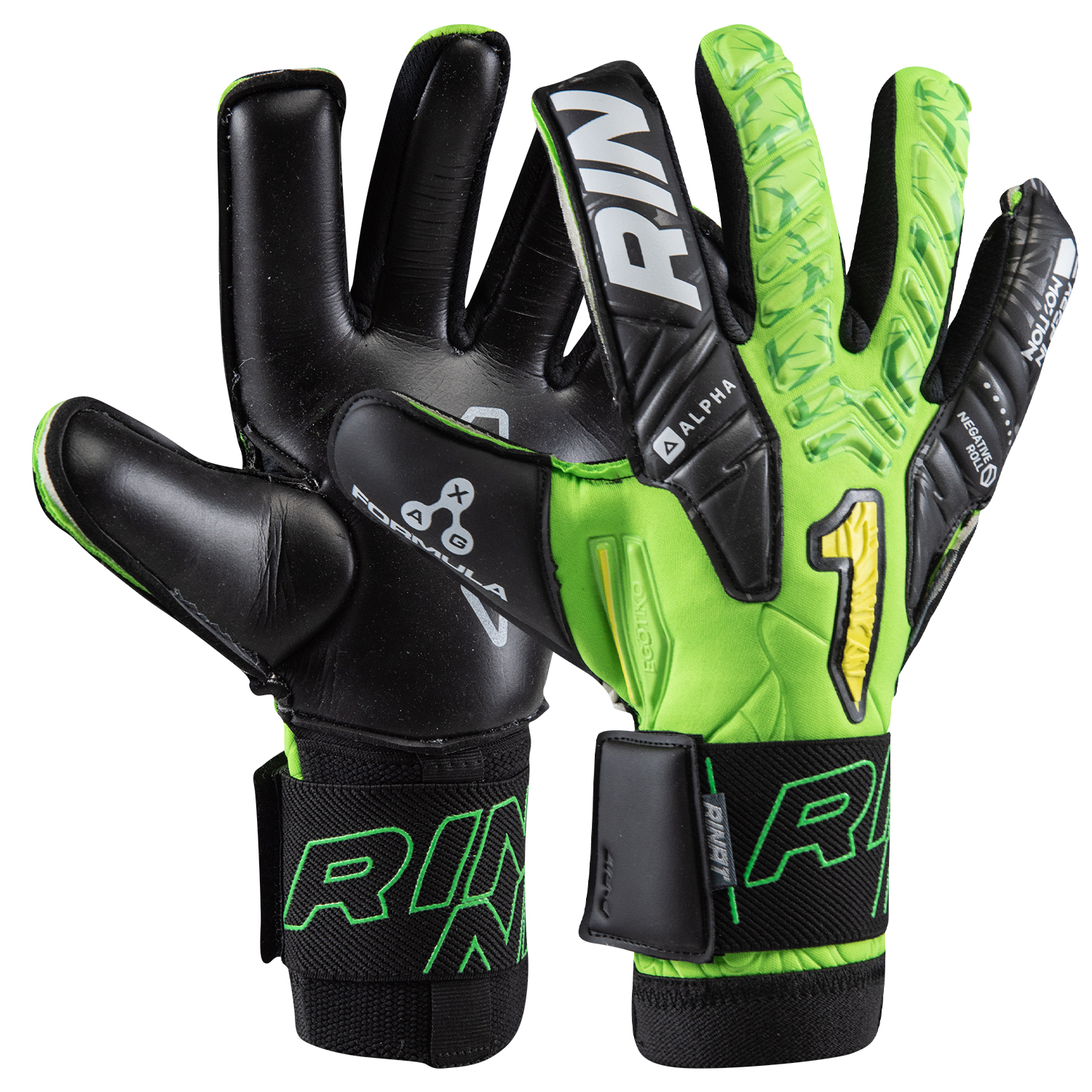 Luva Goleiro Rinat Egotiko Vengador Alpha Premium Profissional Verde ...